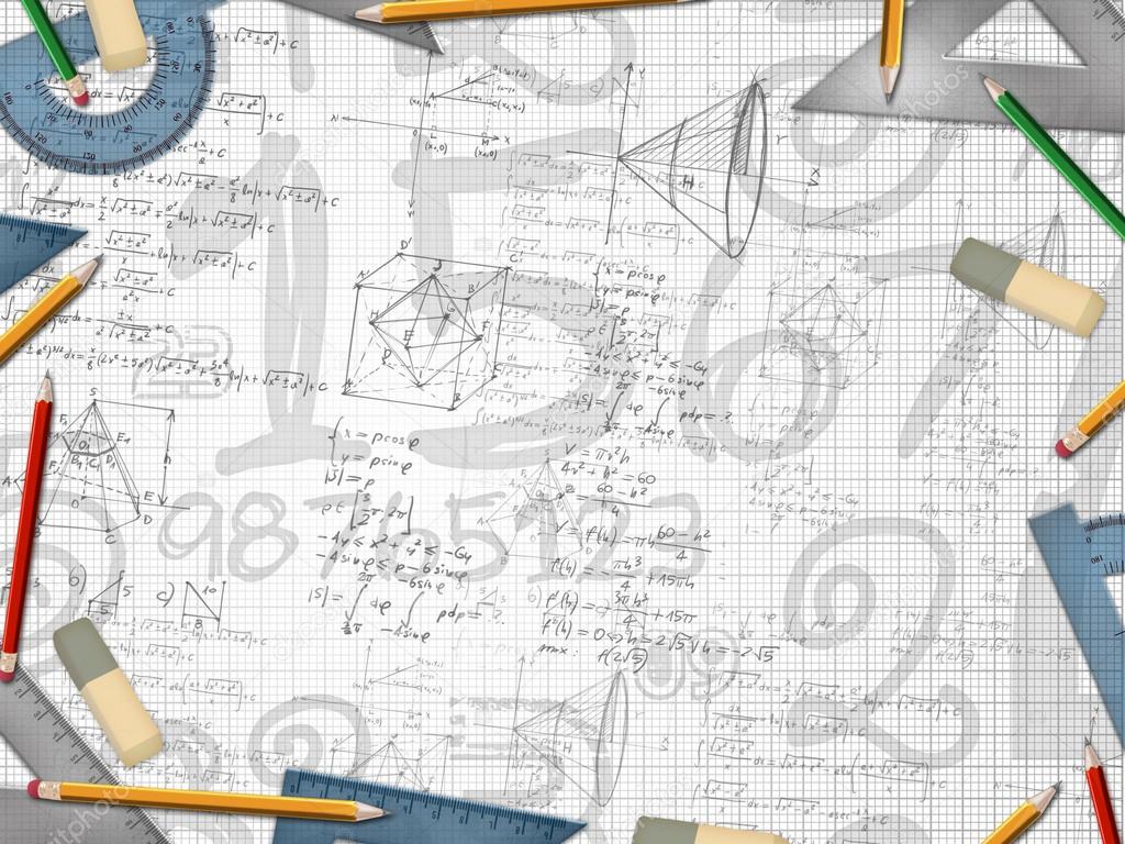 Mathematic school background illustration — Stock Photo © pixeldreams ...