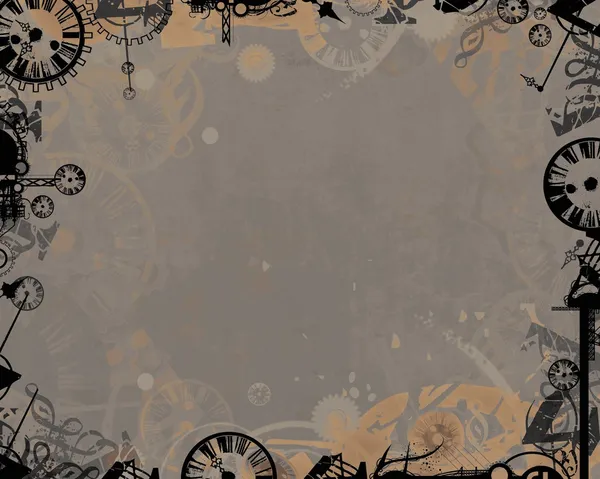 Clocks vintage background frame border — Stock Photo © pixeldreams #9545441