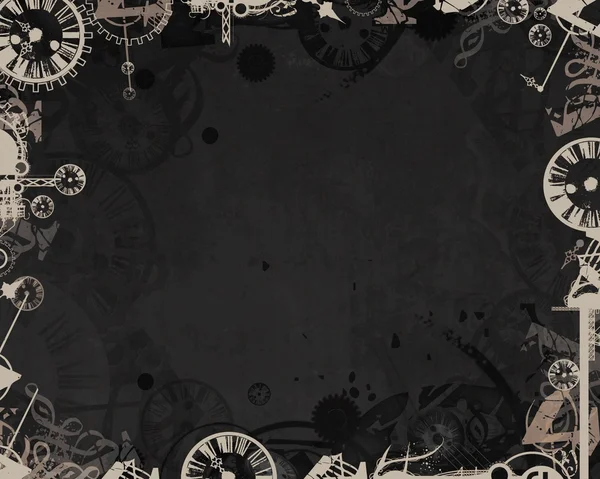 Clocks vintage background frame border — Stock Photo © pixeldreams #9545441