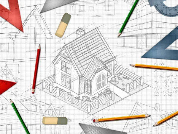 School math drawing tools background Stock Photo by ©pixeldreams 19597183