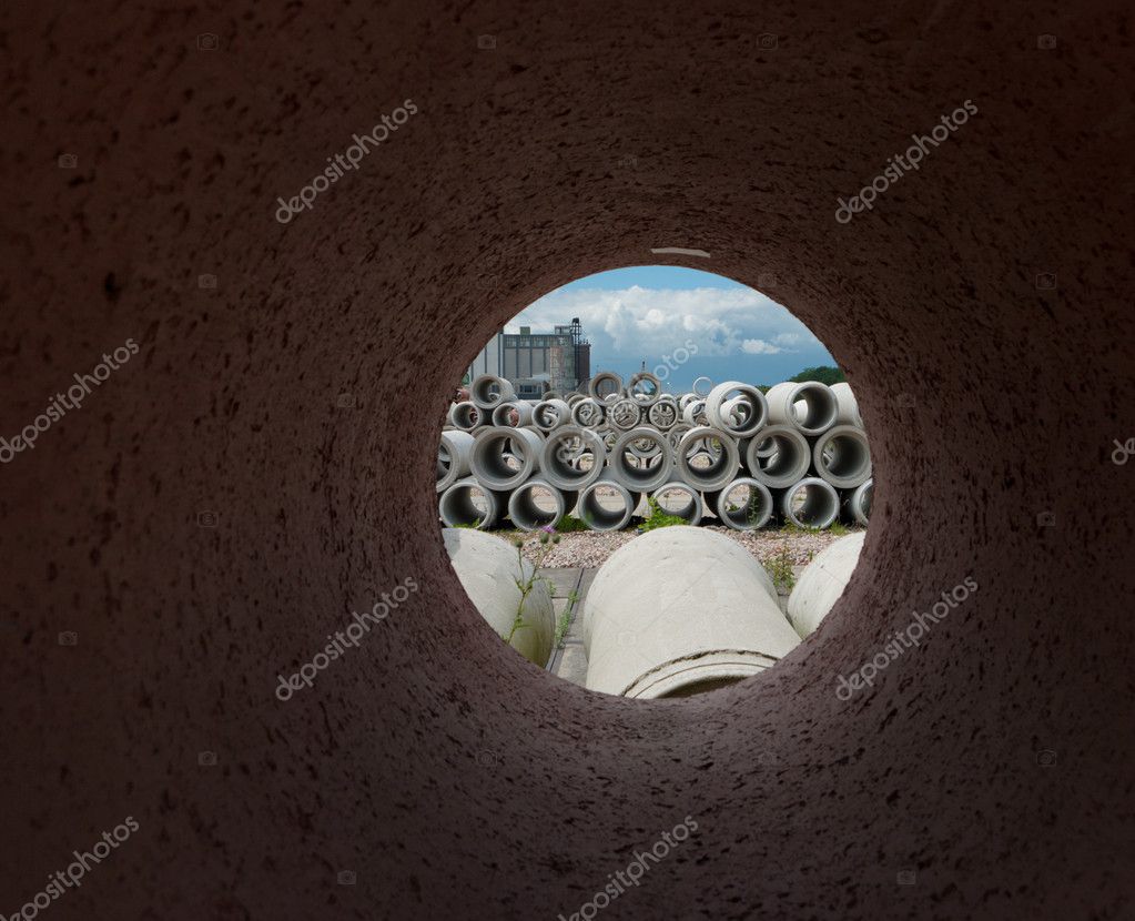 Drain pipes — Stock Photo © hansenn #12430131