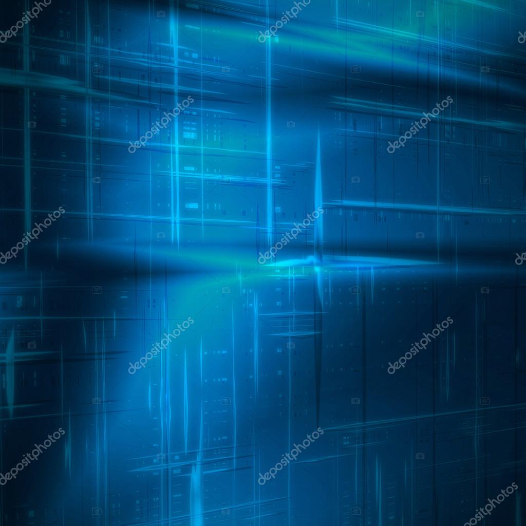 Blue abstract background with high tech pattern texture — Stock Photo ...
