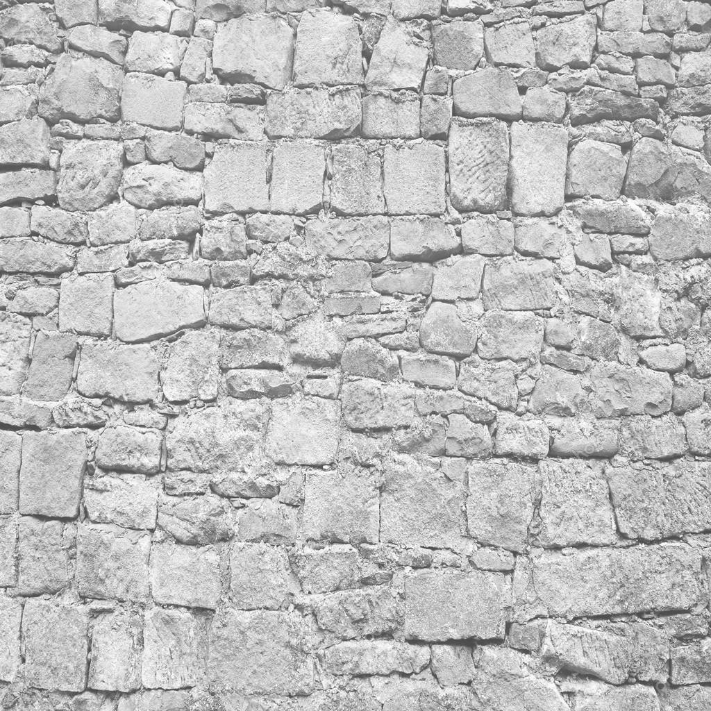 White Stone Wall Background