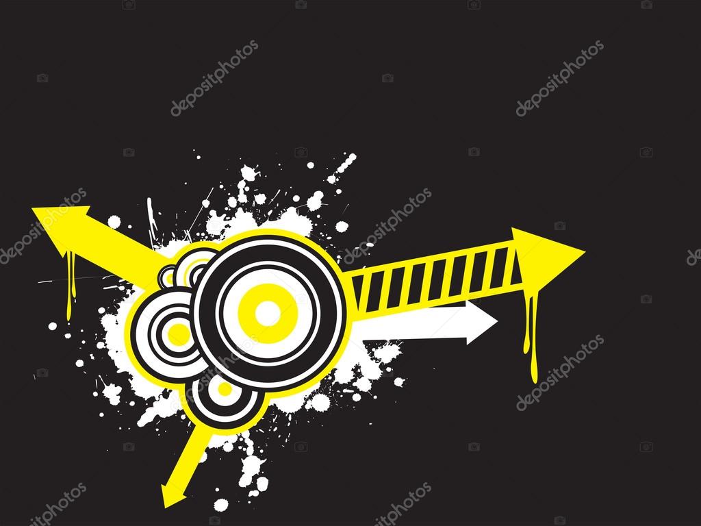 Abstract splash illustration with stripes — Stock Vector © marcus55 ...