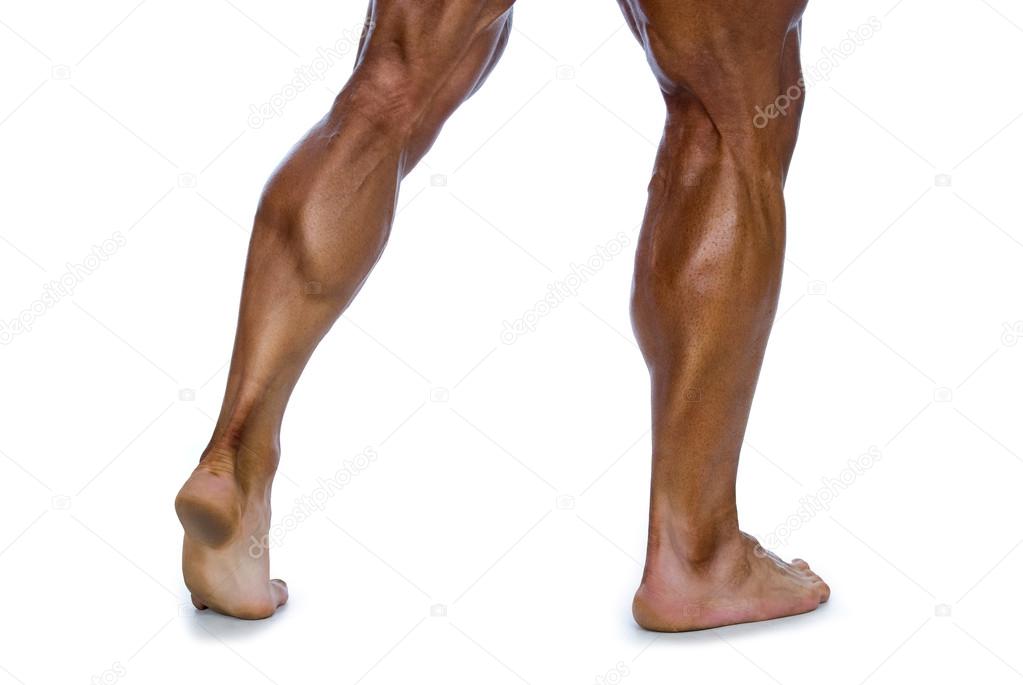 Legs muscular man — Stock Photo © kanzefar #15839603