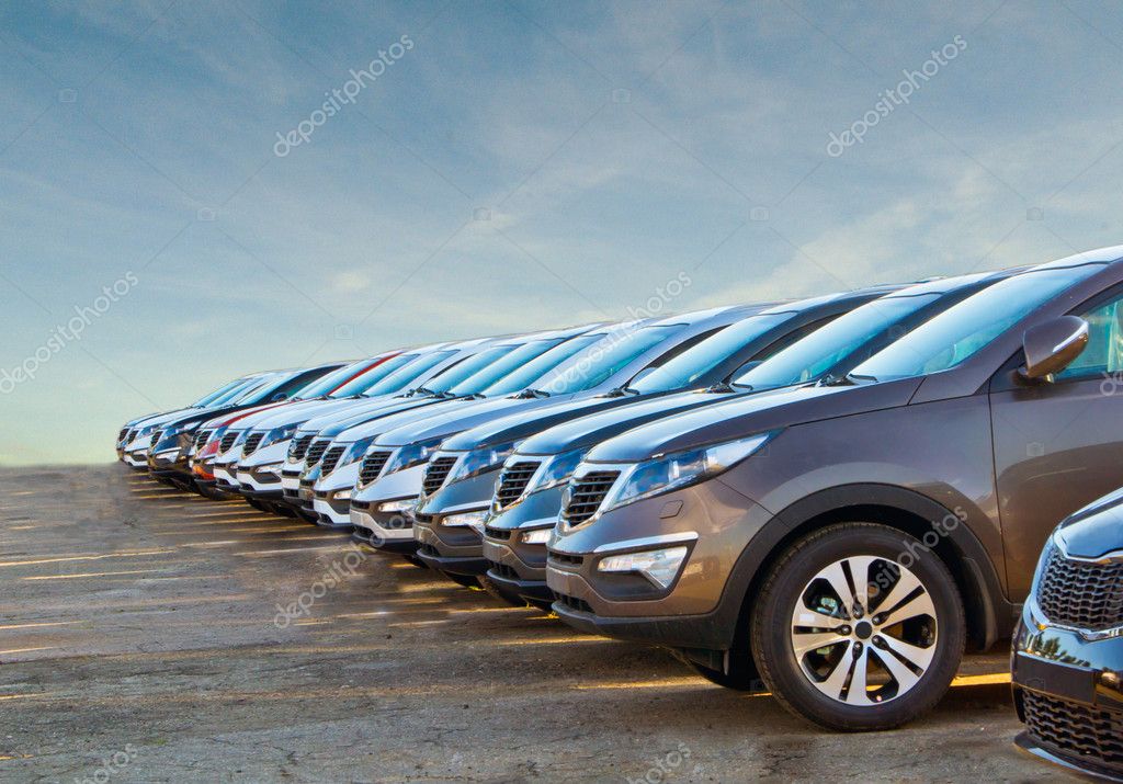 Car new parking — Stock Editorial Photo © Beaver1488 #14013520