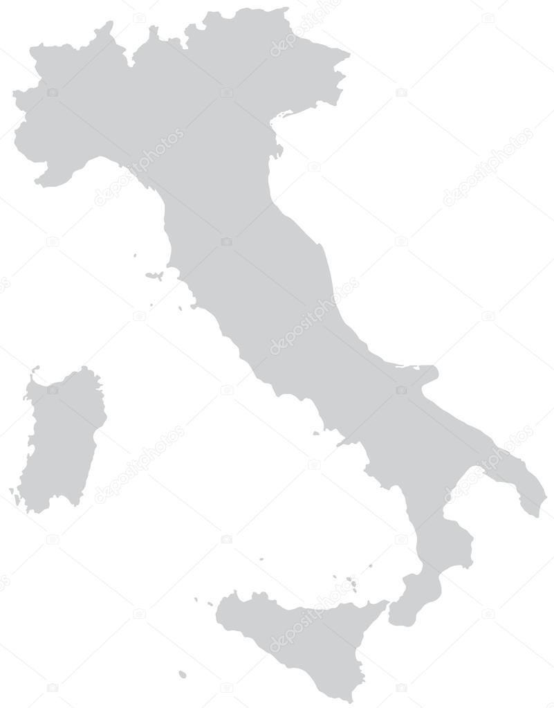 Map of Italy Stock Vector Image by ©artalis #39327439