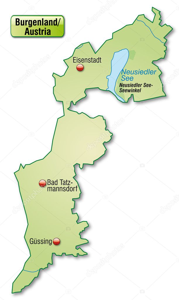 Mapa online de Burgenland 2022