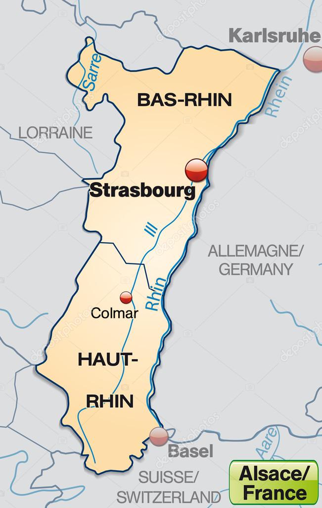 Mapa online de Alsacia 2022