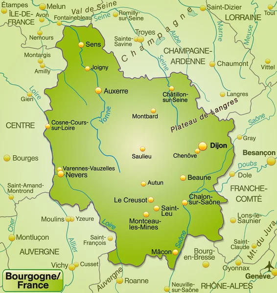 O mapa de burgundy Vector Art Stock Images | Depositphotos