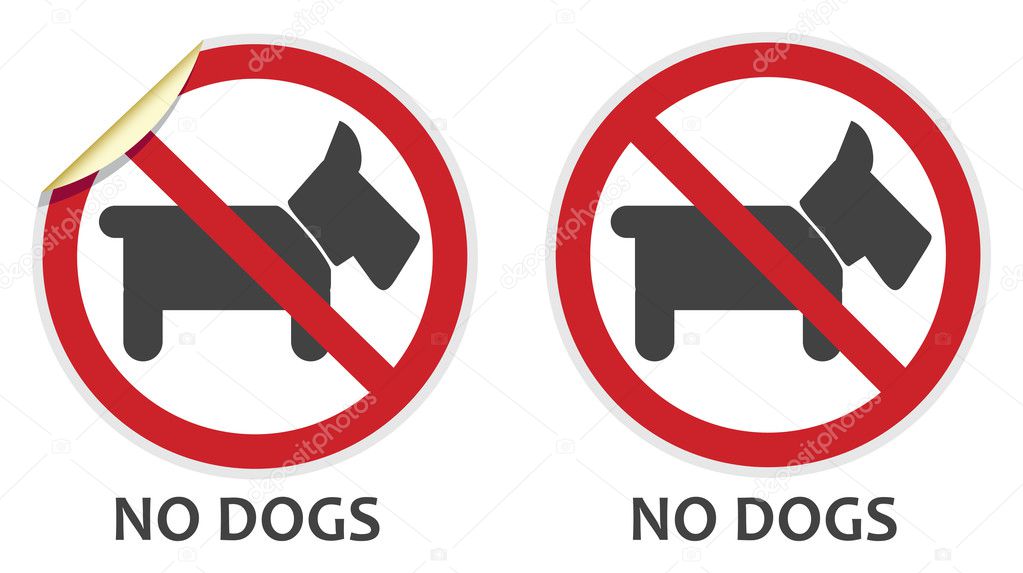 No Dogs Sign Stock Vector Image by ©THPStock #25777329