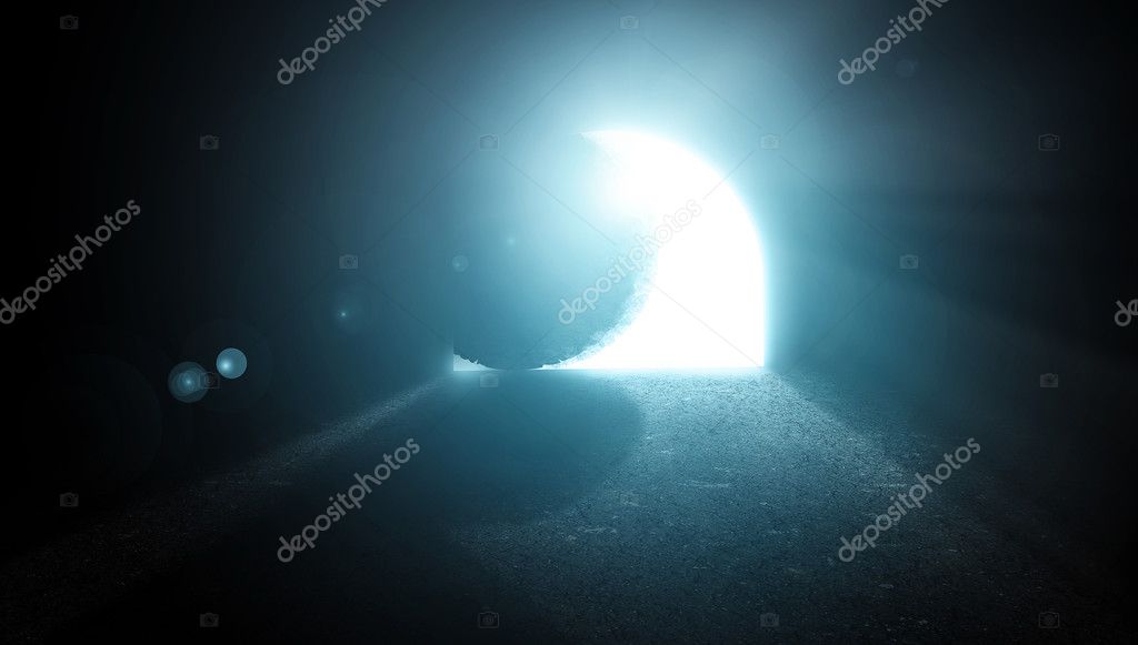 Rolled away stone. — Stock Photo © kevron2002 #30832299