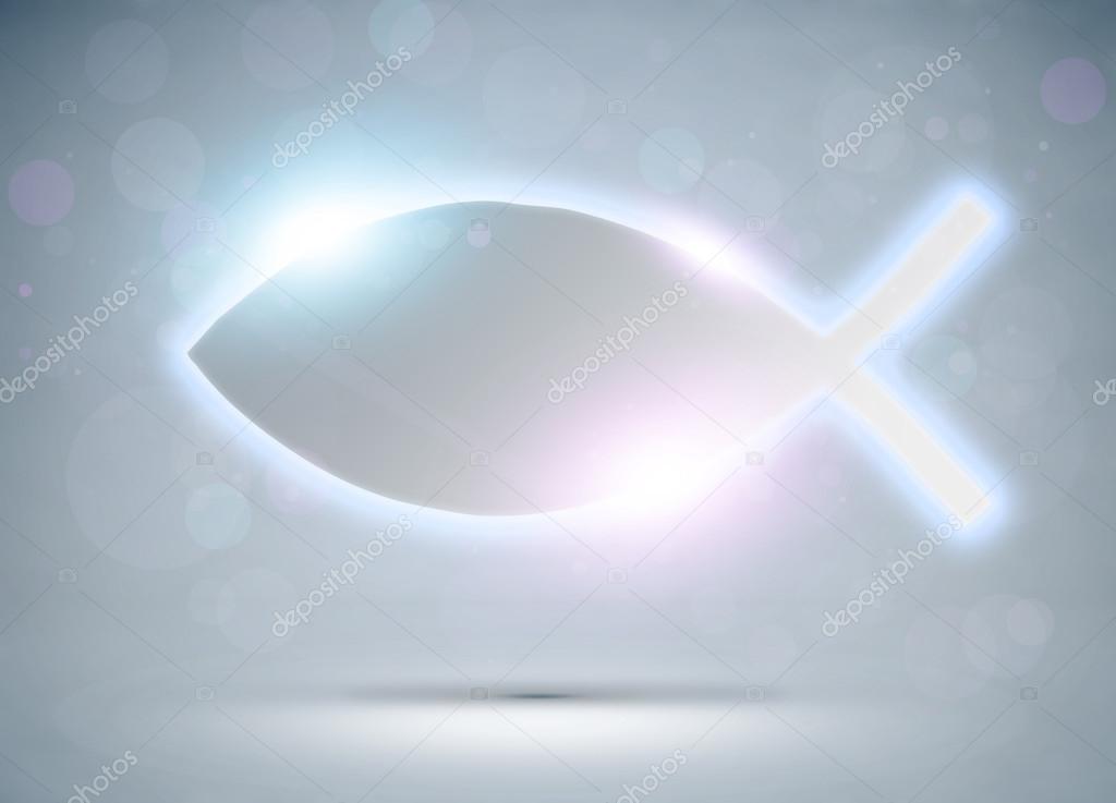 Jesus Fish glowing Stock Photo by ©kevron2002 30834617