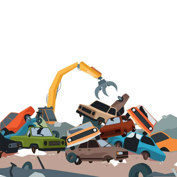 Junk yard Vector Art Stock Images | Depositphotos