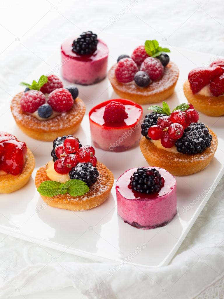 Assorted desserts — Stock Photo © sarsmis #35590555