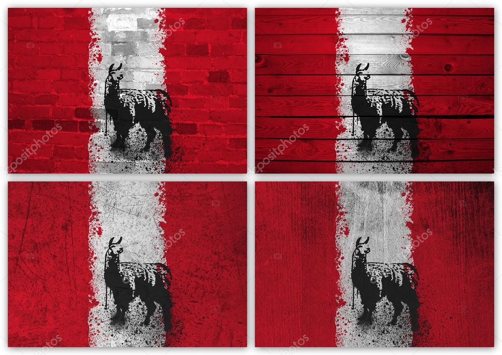 Peru flag collage — Stock Photo © Ruletkka #13119834