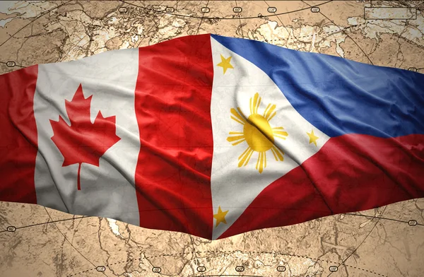 Philippines canada flag Stock Photos, Royalty Free Philippines canada ...