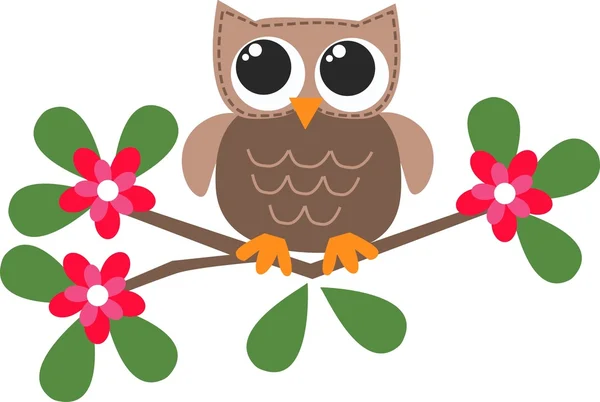 Spring Owl Clipart