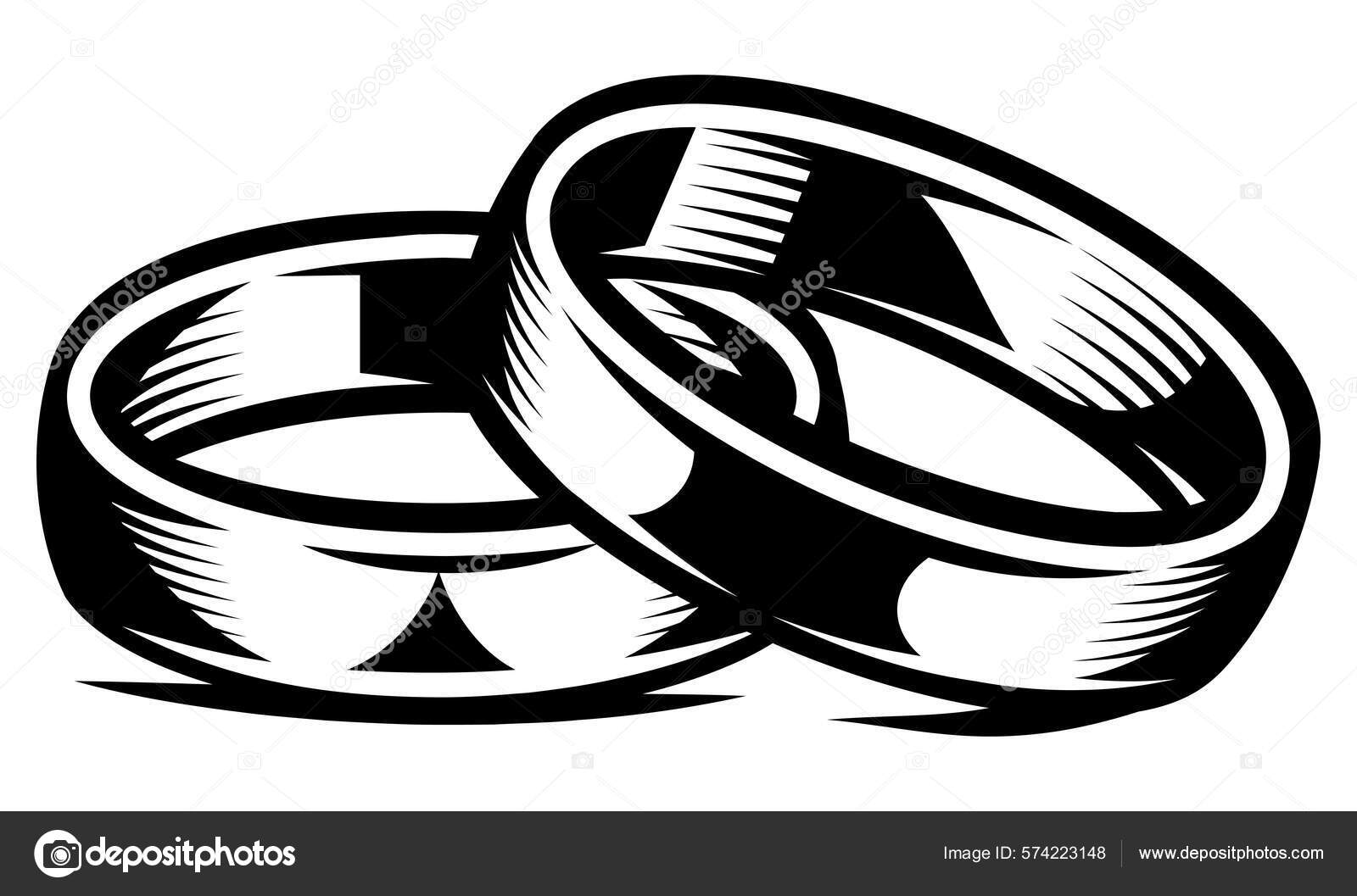 Deux Alliances Modèle Élément Pour Conception Polygraphie Sur Thème ...