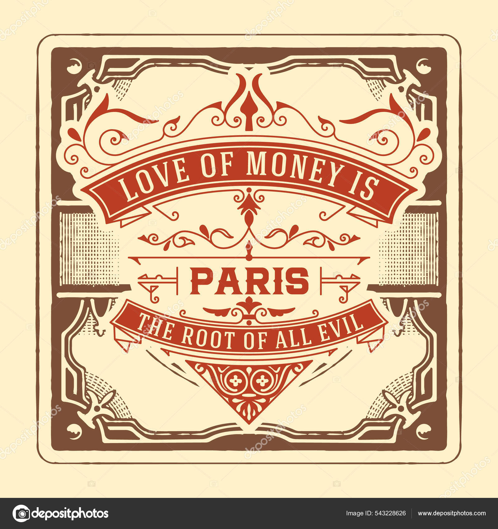 Western Card Vintage Style Stock Vector Image by ©roverto007 #543228626