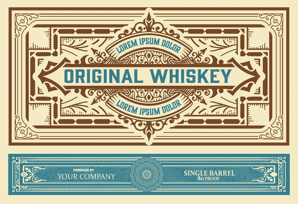 100,000 Templates of whiskey labels Vector Images | Depositphotos