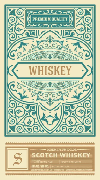 Whiskey label template Stock Photos, Royalty Free Whiskey label ...