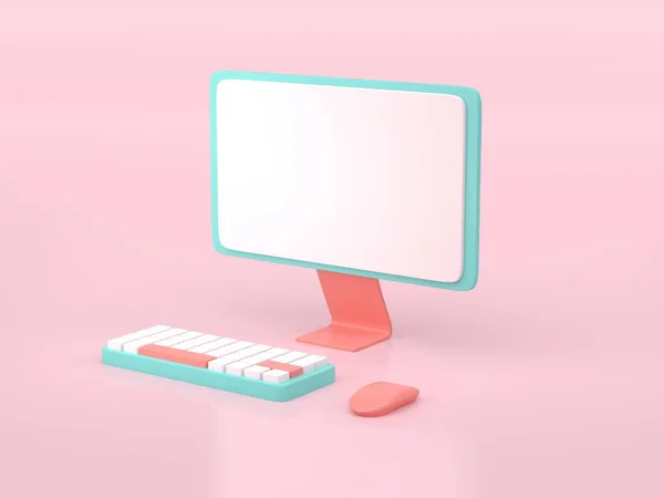 Pink computer desk Stock Photos, Royalty Free Pink computer desk Images ...
