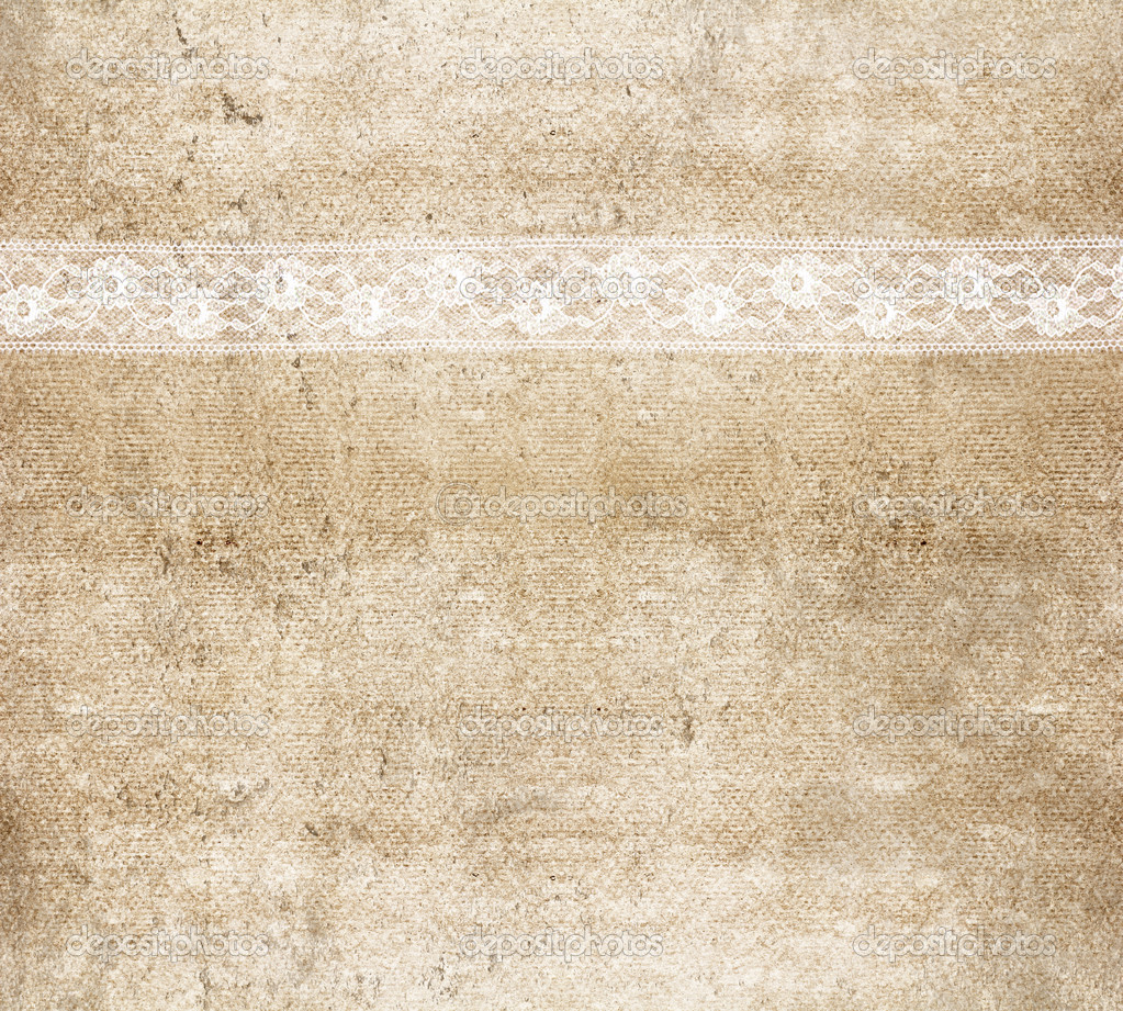 Delicate grunge texture with a lace in beige tones — Stock Photo ...