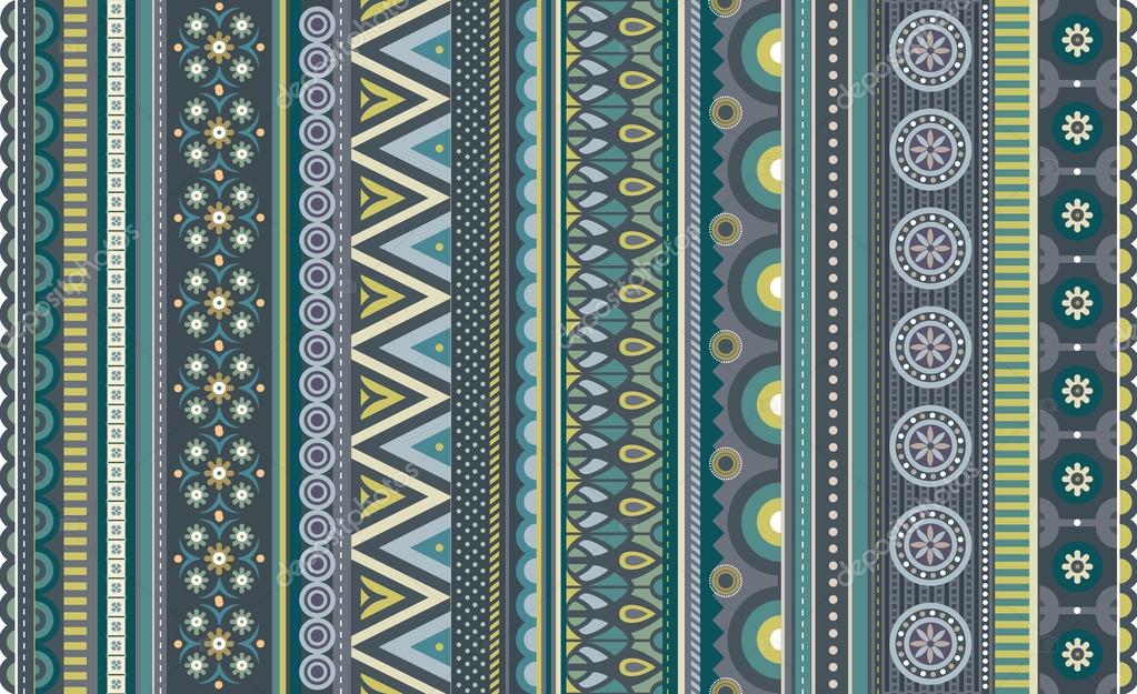 Ethnic various strips Stock Vector Image by ©3dsparrow #12062633