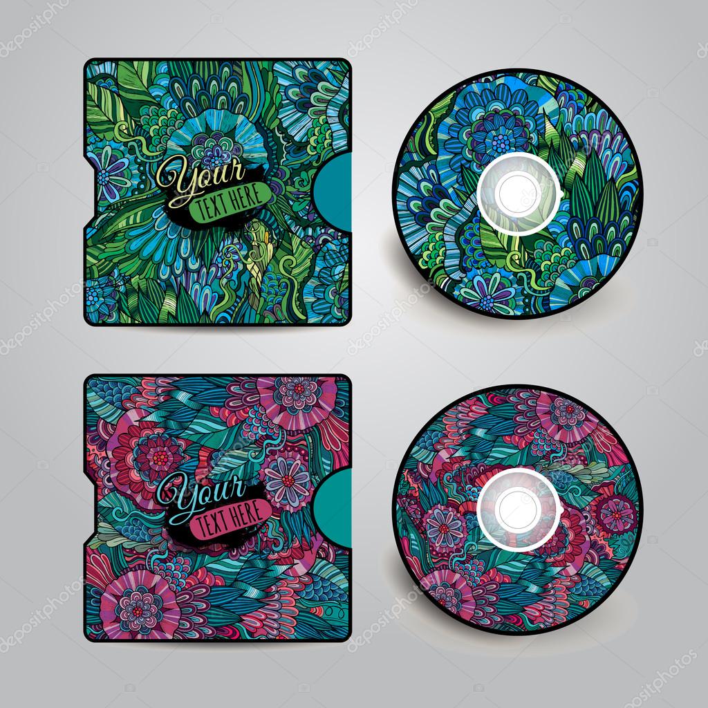 Vector CD cover design Stock Vector Image by ©3dsparrow #46386671