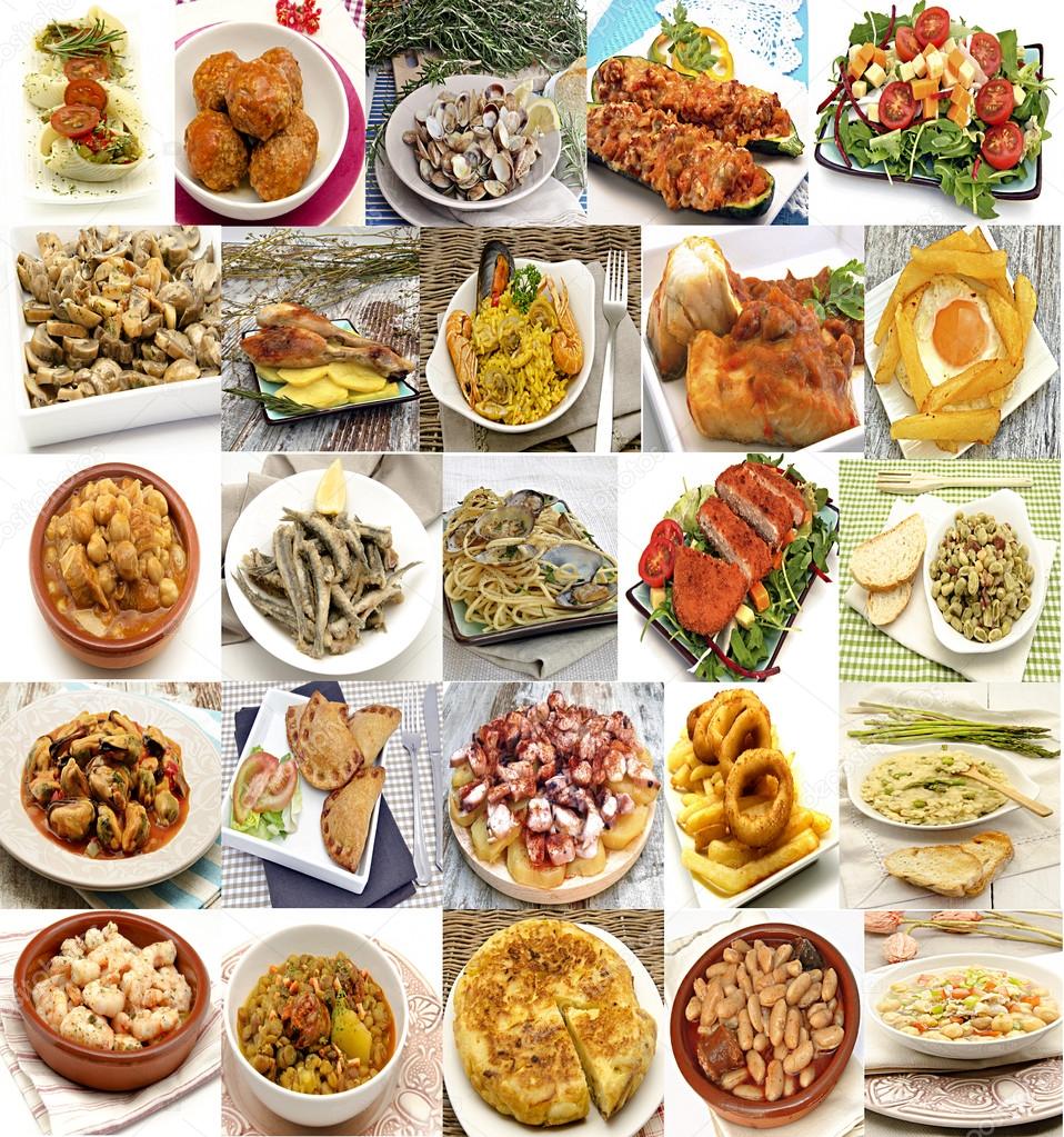 Mural de platos españoles 2022