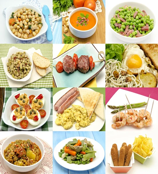 Food collage Stock Photos, Royalty Free Food collage Images | Depositphotos