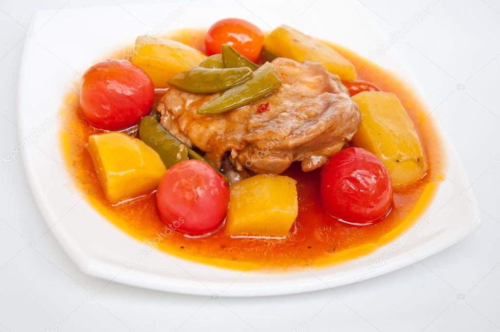 Chicken stew — Stock Photo © buffaloboy2513 #32418229