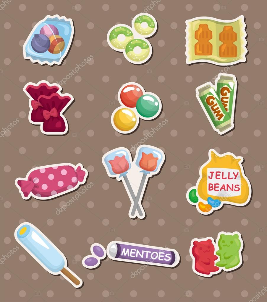 Candy stickers Stock Vector Image by ©mocoo2003 #12706407