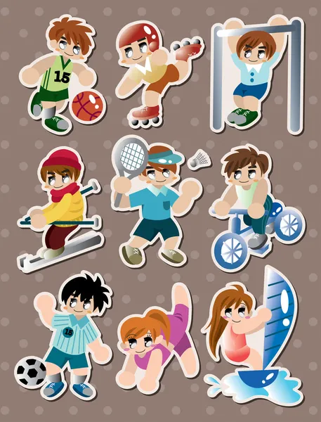 Soccer stickers Stock Vector Image by ©mocoo2003 #10166168