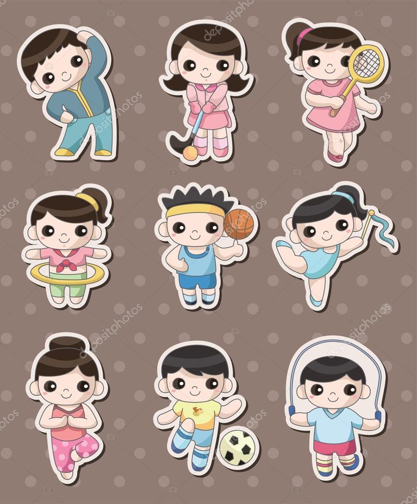 Sport stickers Stock Vector Image by ©mocoo2003 #13525584