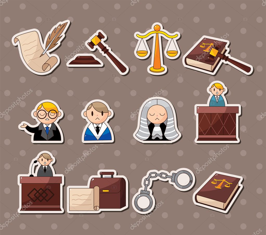 Law stickers — Stock Vector © mocoo2003 #13961403