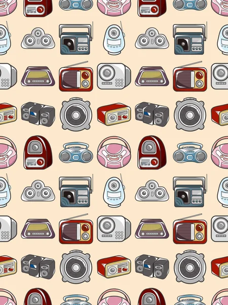 Seamless radio pattern Stock Vector Image by ©mocoo2003 #7863162