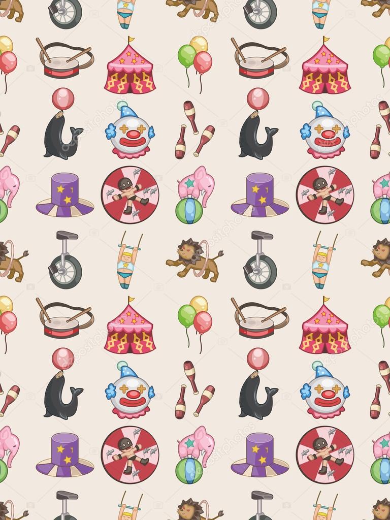 Seamless Circus pattern — Stock Vector © mocoo2003 #16853731