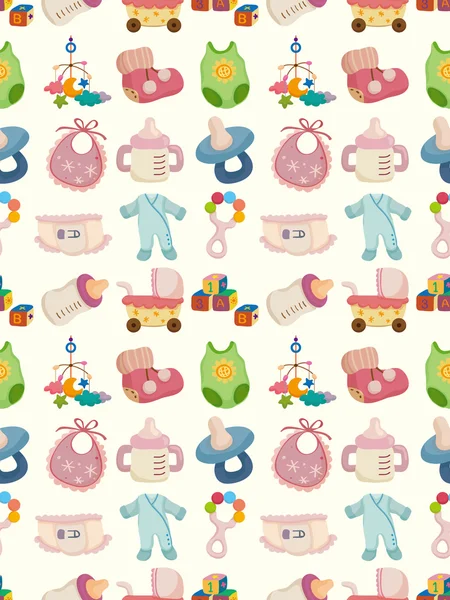 Seamless baby toy pattern — Stock Vector © mocoo2003 #8037663
