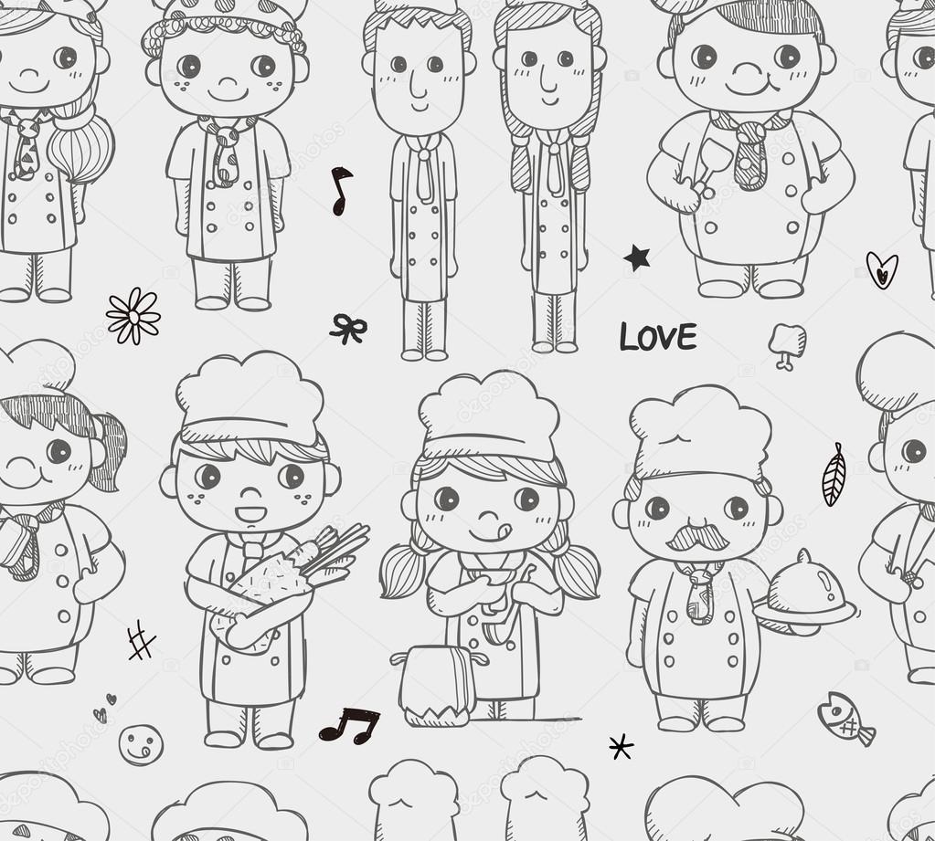 Seamless chef pattern Stock Vector Image by ©mocoo2003 #28958093