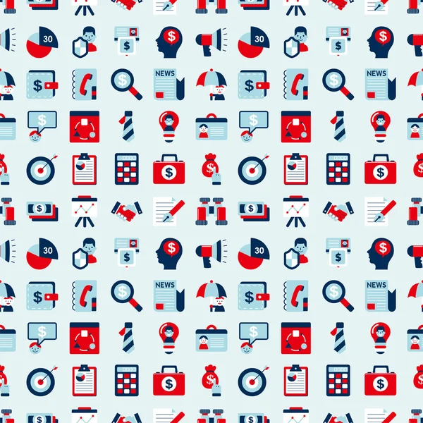 Seamless retro flat business pattern background Stock Vector Image by ...