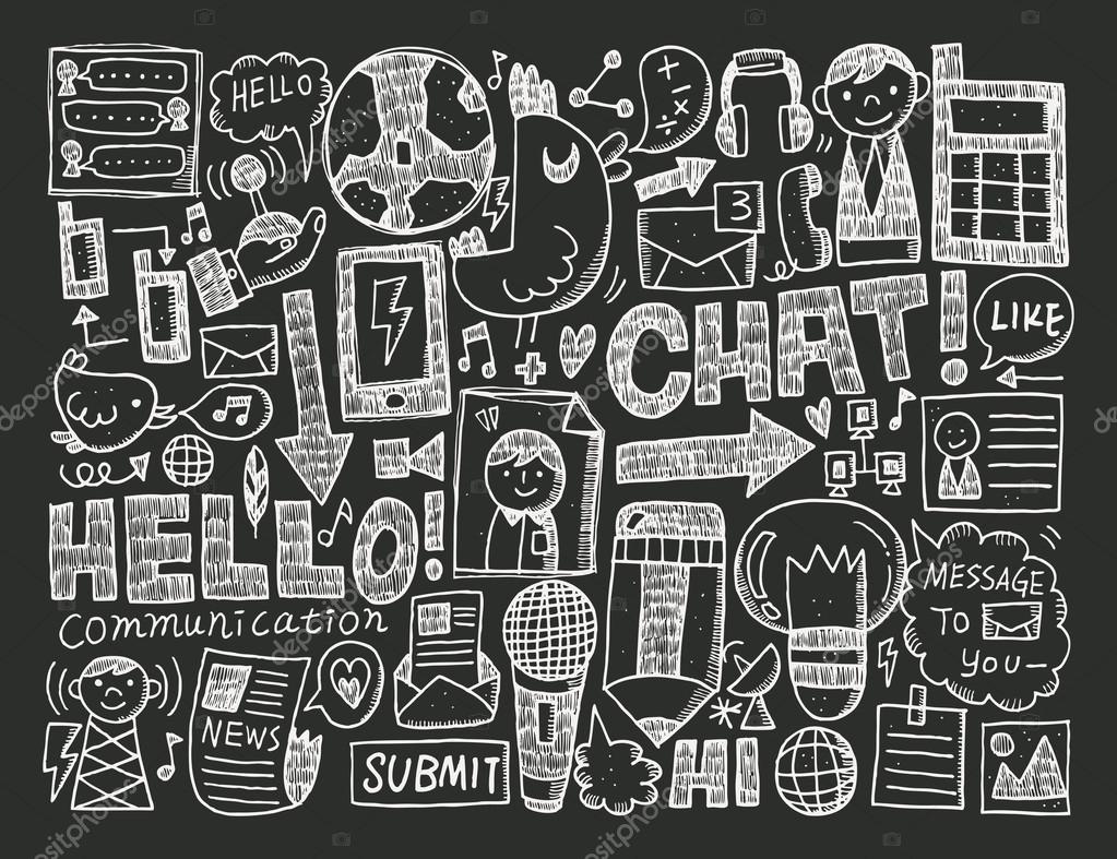 Communication background Stock Vector by ©mocoo2003 47043105