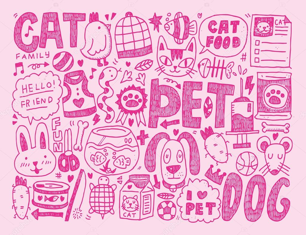 Pet background Stock Vector by ©mocoo2003 50615199