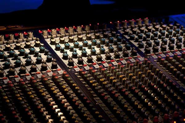Mixing console besides a concert stage — Stock Photo © thelefty #13172367