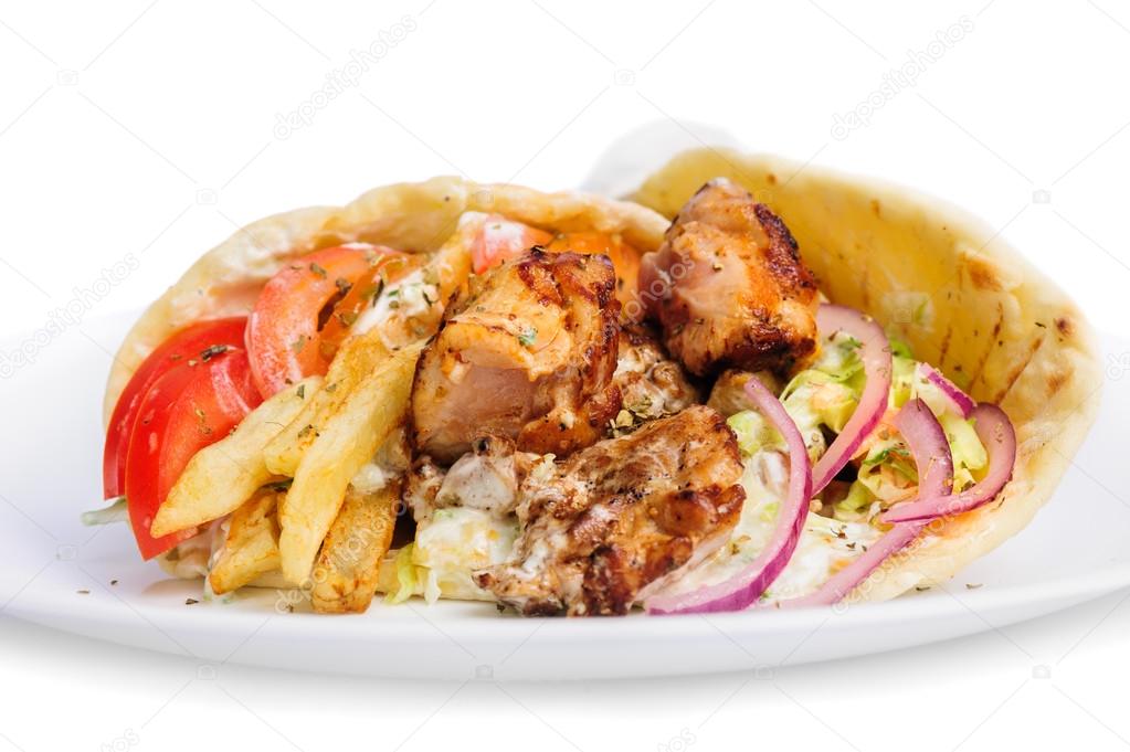 Greek gyros Stock Photo by ©starush 49515829