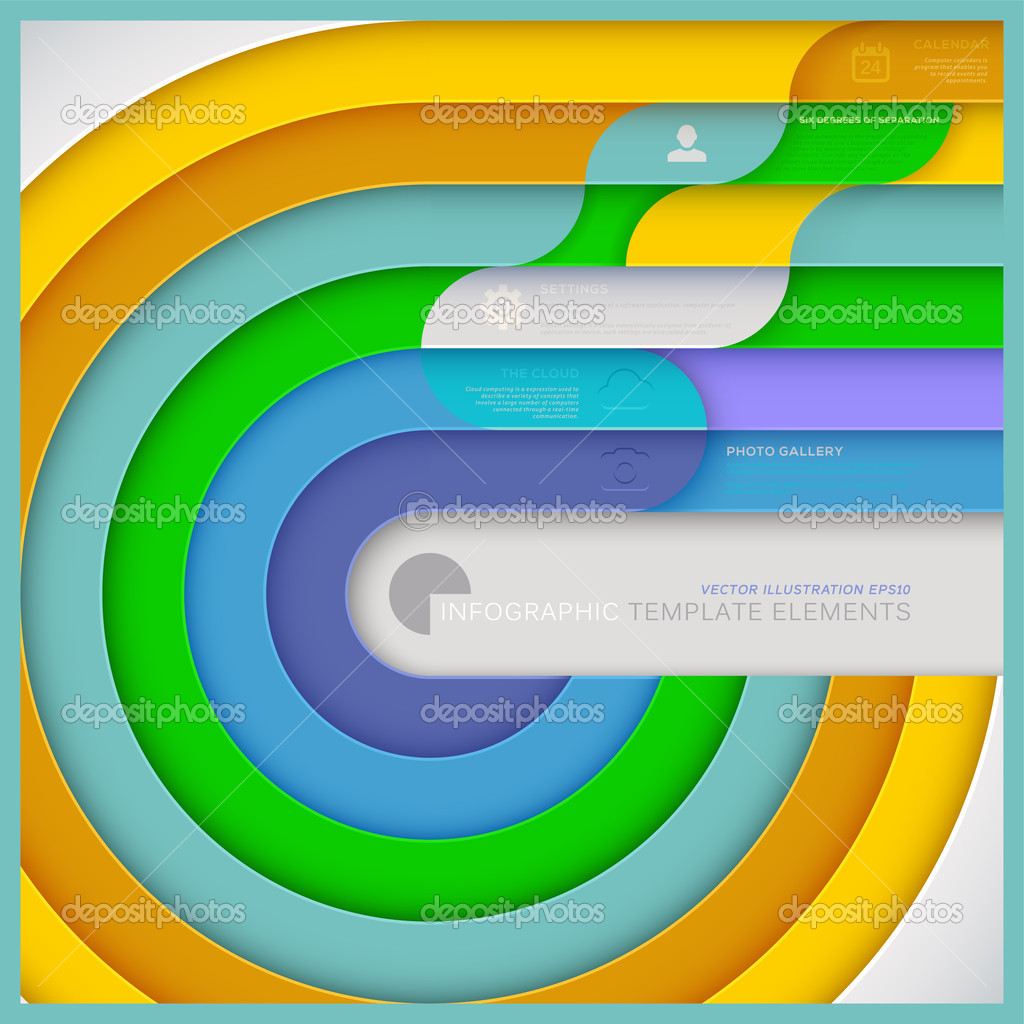 Web, Infographic Template Stock Vector by ©blinkblink 32475297