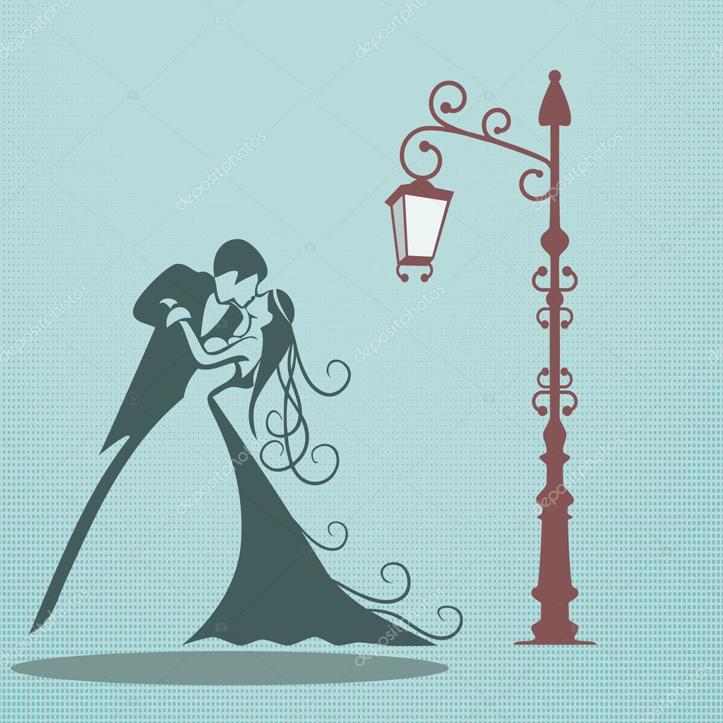 Wedding kiss Stock Vector by ©emeritus2010 18211515