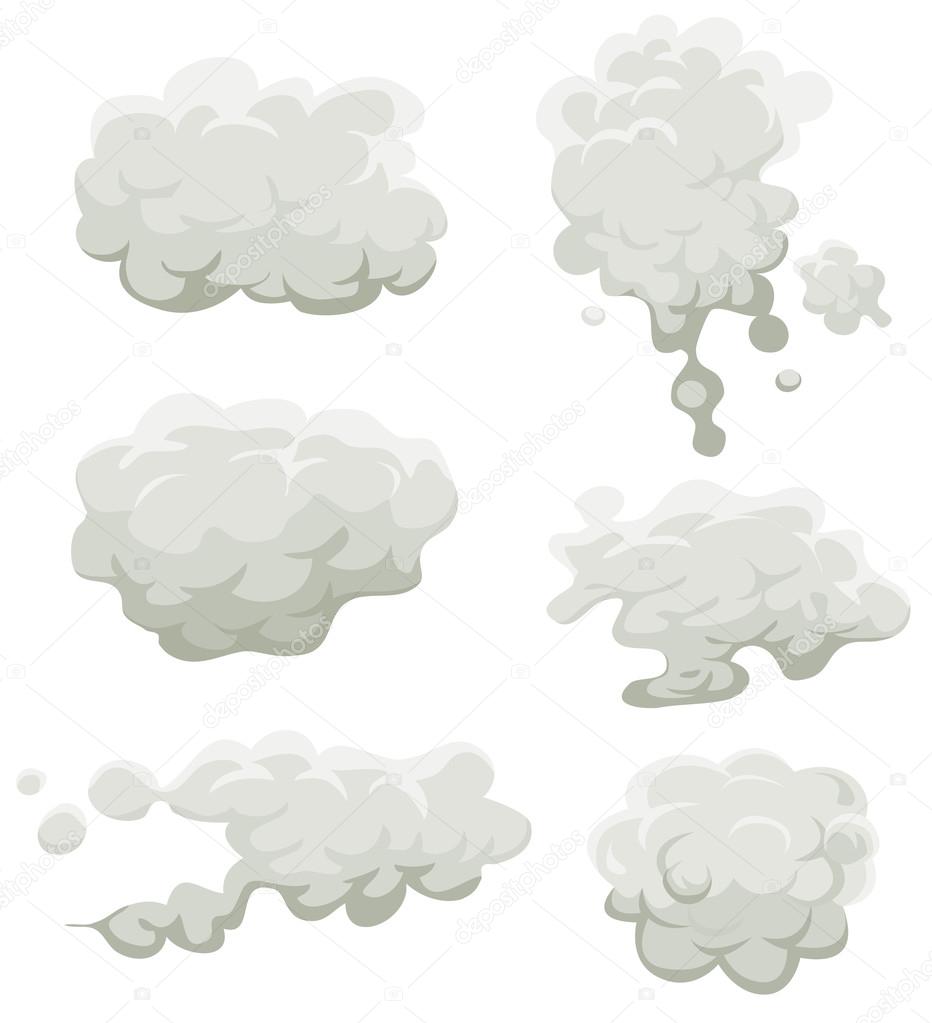 Smoke, Fog And Clouds Set Stock Vector by ©benchyb 46221433 Smoke, Fog And Clouds Set Stock Vector by ©benchyb 46221433