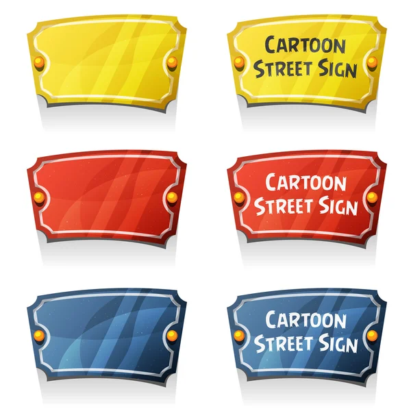 1,964 Cartoon street signs vector Vector Images | Depositphotos